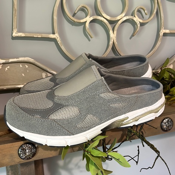 king size | Shoes | King Size Slip On Shoe Gray Comfy Slide Loafer Mens ...